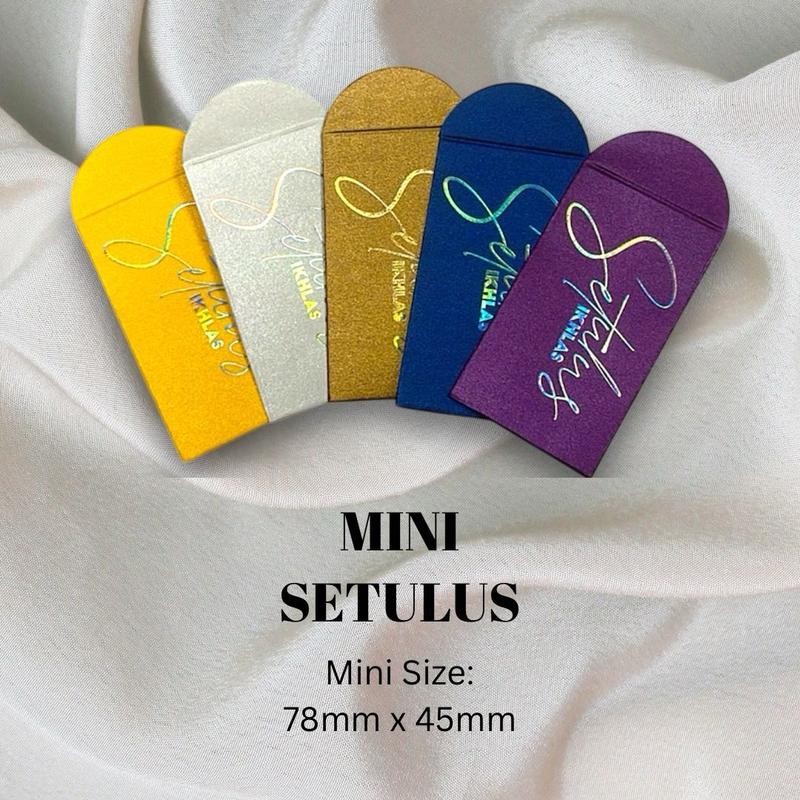 (MINI) SAMPUL RAYA SETULUS IKHLAS 2025 | 5 keping | Shopee Malaysia