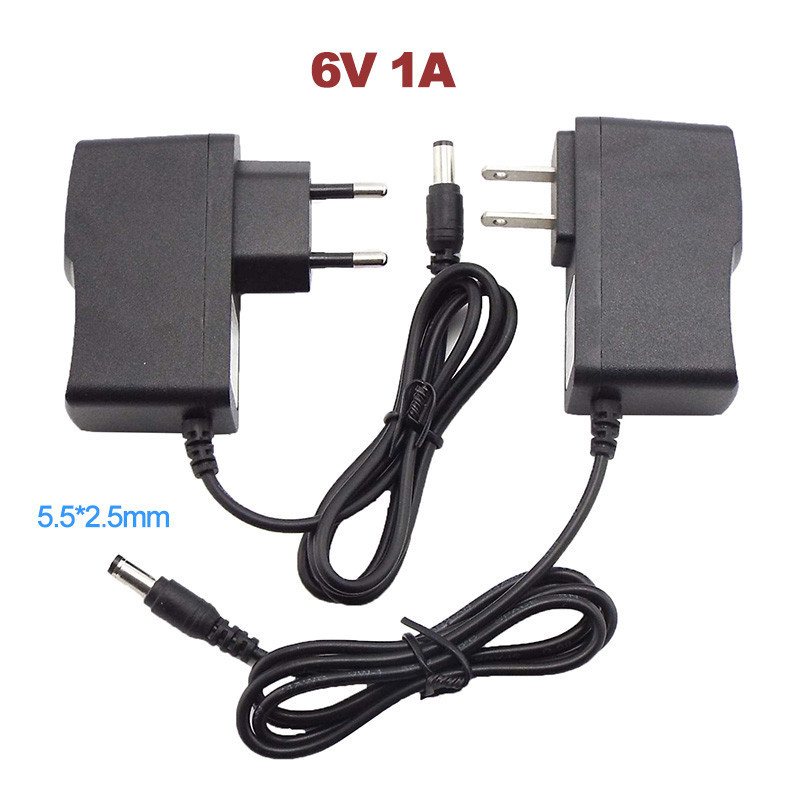 AC DC 6V 1A Power Supply Adapter 5.5mm*2.5mm CCTV Modem Router Charger ...