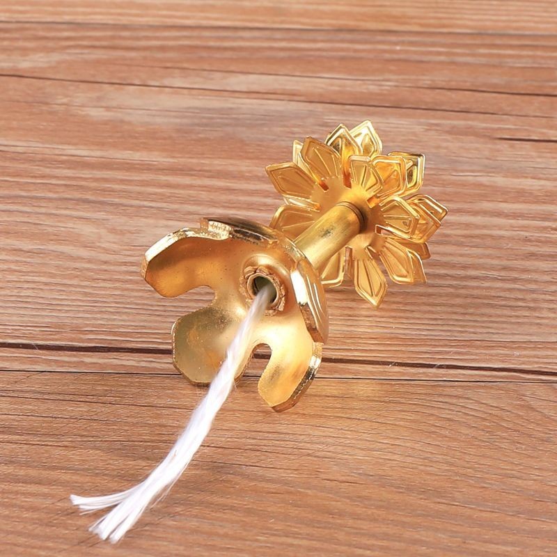 Dimmable Oil Lamp Wick Holder Liquid Retractable Seat for Buddha Lotus ...