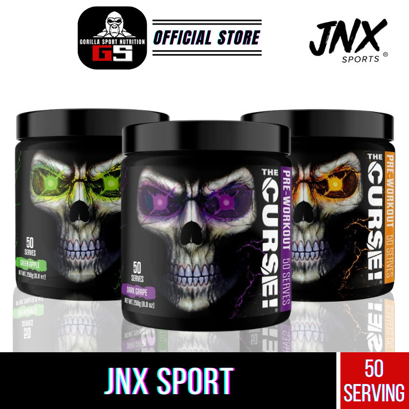 JNX Sport The Curse Pre Workout Energy Drink Powder Pre Workout Cobra ...