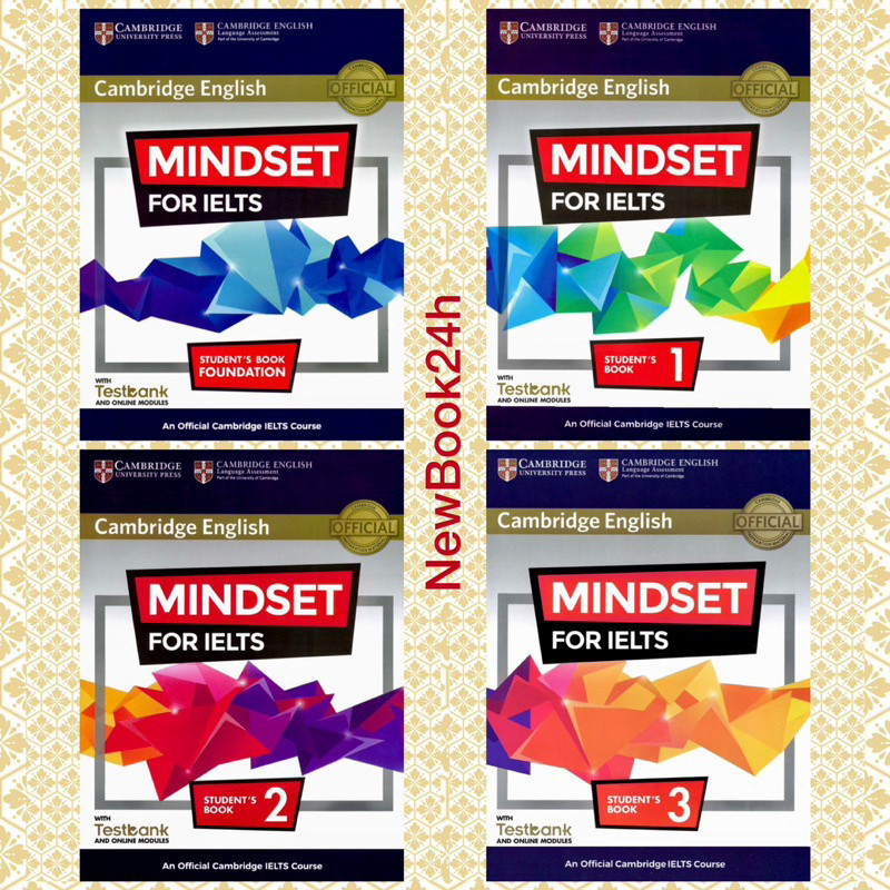 Mindset For I.ELTS Level Foundation, 1, 2, 3 Student's B.o.o.k + Audio ...