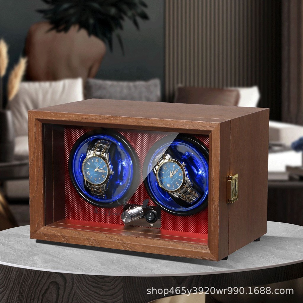 Sk Black Walnut Dual Watch Position Mechanical Watch Automatic Winding ...