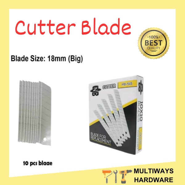 【READY STOCK】ZORRO Cutter Blade Refill For Big Cutter/Knife 18mm ...