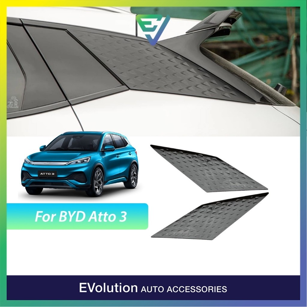 BYD Atto 3 Rear Window C Pillar Carbon Fiber Decoration Cover | Shopee ...