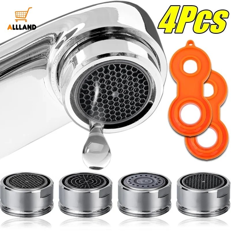 5 Types Water Saving Faucet Tap Aerator - Replaceable Filter Mixed ...