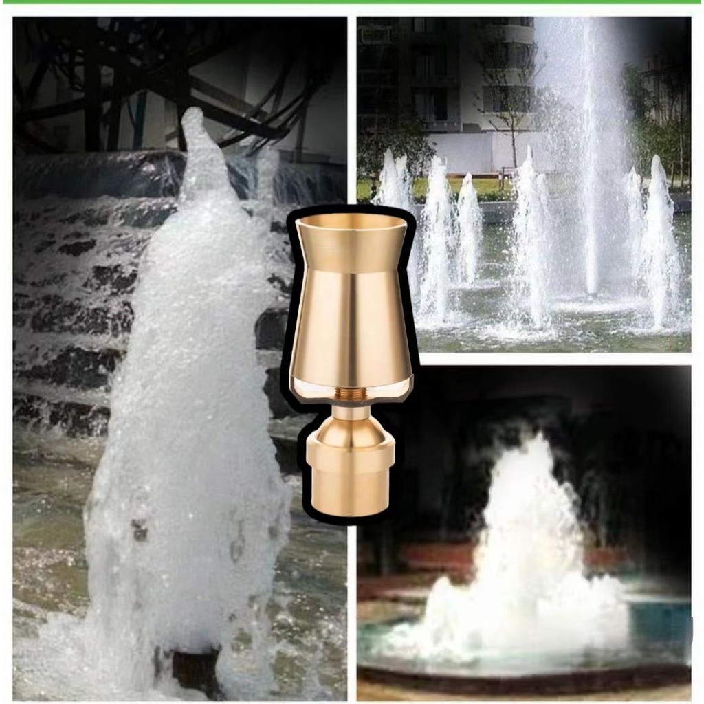 Copper Brass Ice Tower Cascade Fountain Water Pond Pool Fountain ...