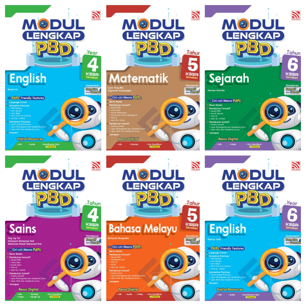 【Pelangi 彩虹出版社】Modul Lengkap KSSR PBD 2024 Sains/BM/English/Matematil/Sejarah Tahun 456 ...