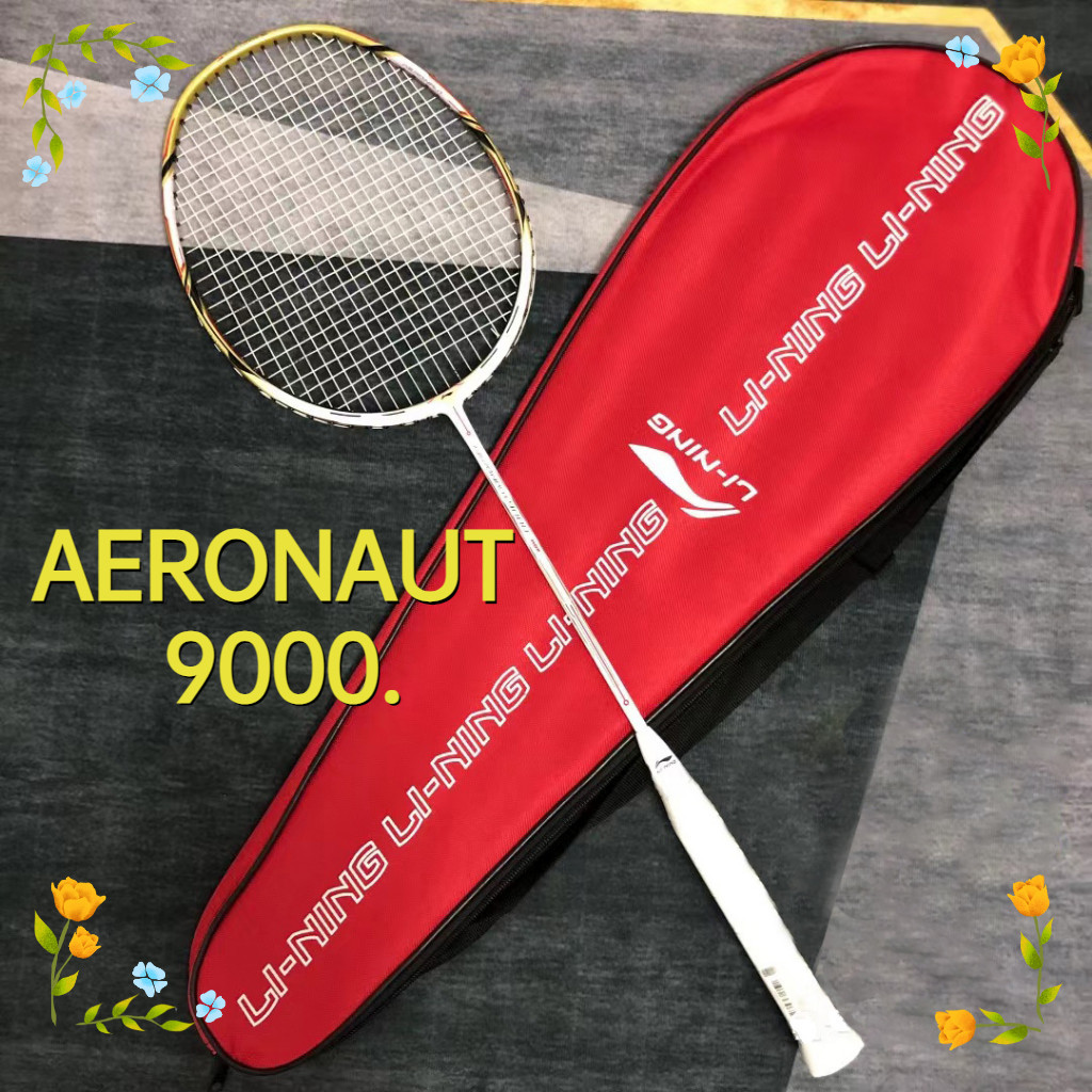 Li Ning Badminton Racket AERONAUT 9000 platinum Specialized badminton ...