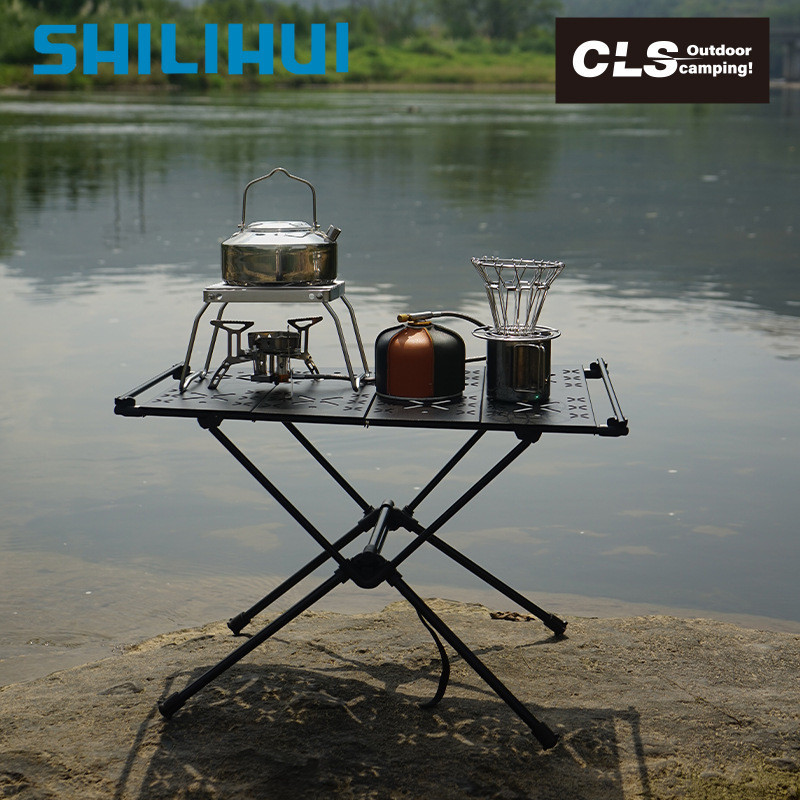 Meja Camping Equipment Folding Table Ultralight Hiking Cycling Tactical ...