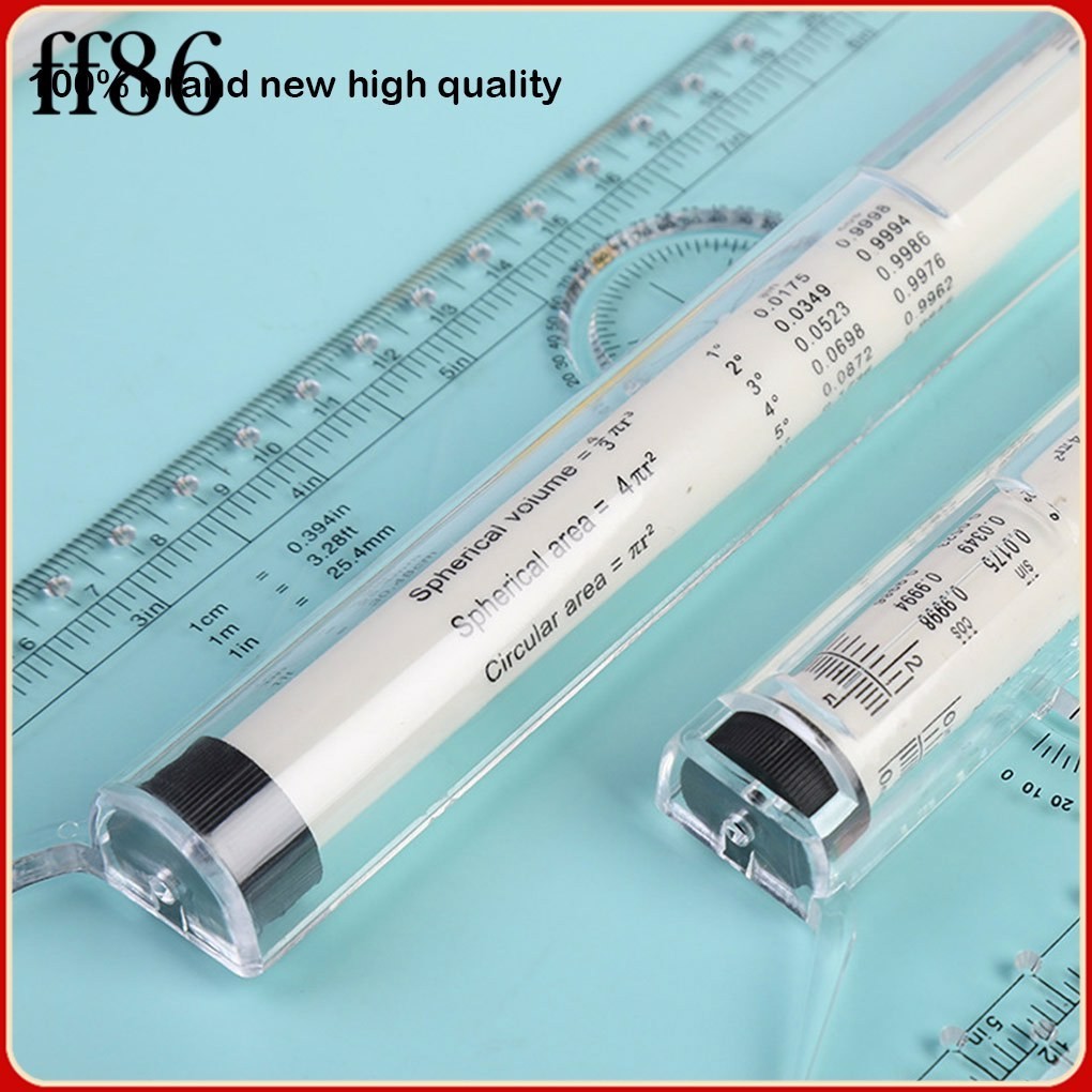 Multifunction Rotatable Drawing Tool Circle Roll Draw Rulers Practical ...