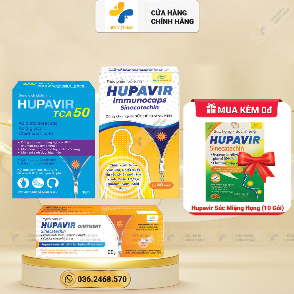 Hupavir Oral Topical Spot Combo is good for people with Genital Warts ...