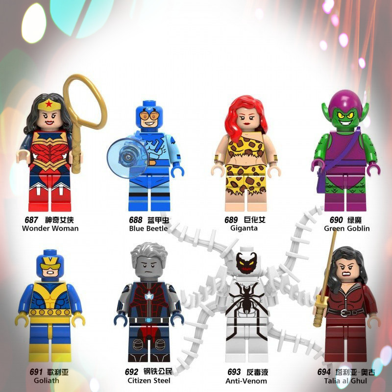 Movie Mini Character Marvel Heroes Series Heroine Blue Beetle Assembly ...