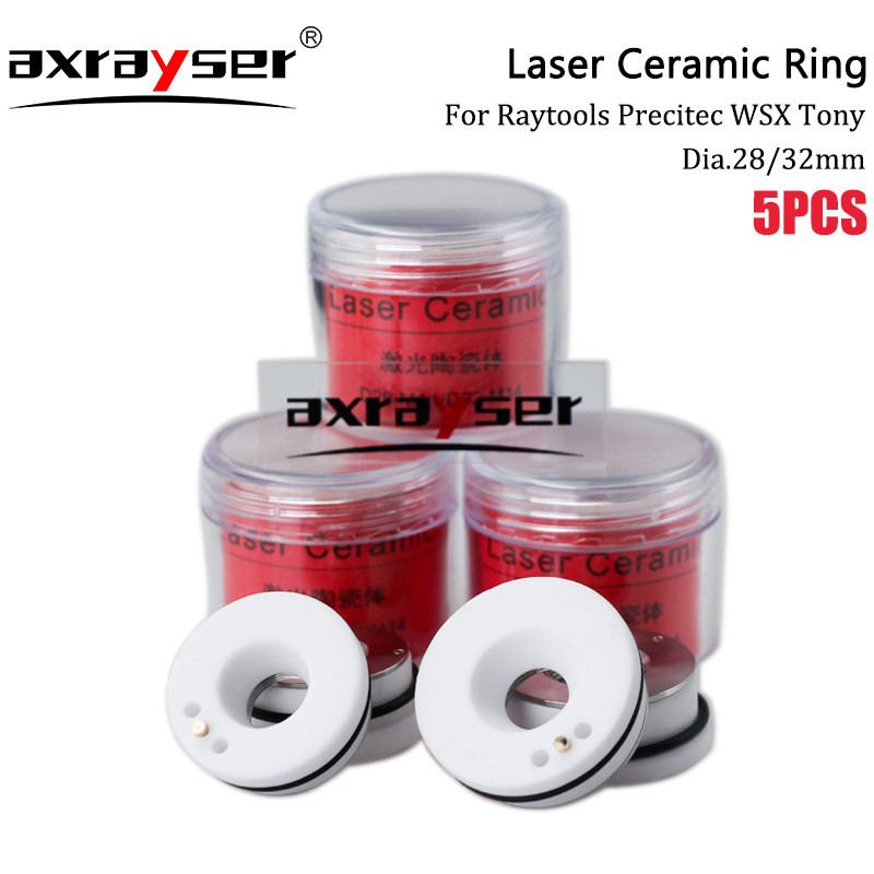 Raytools Fiber Laser Ceramic Ring D32&D28 For Bodor/Han's/HSG Brand ...