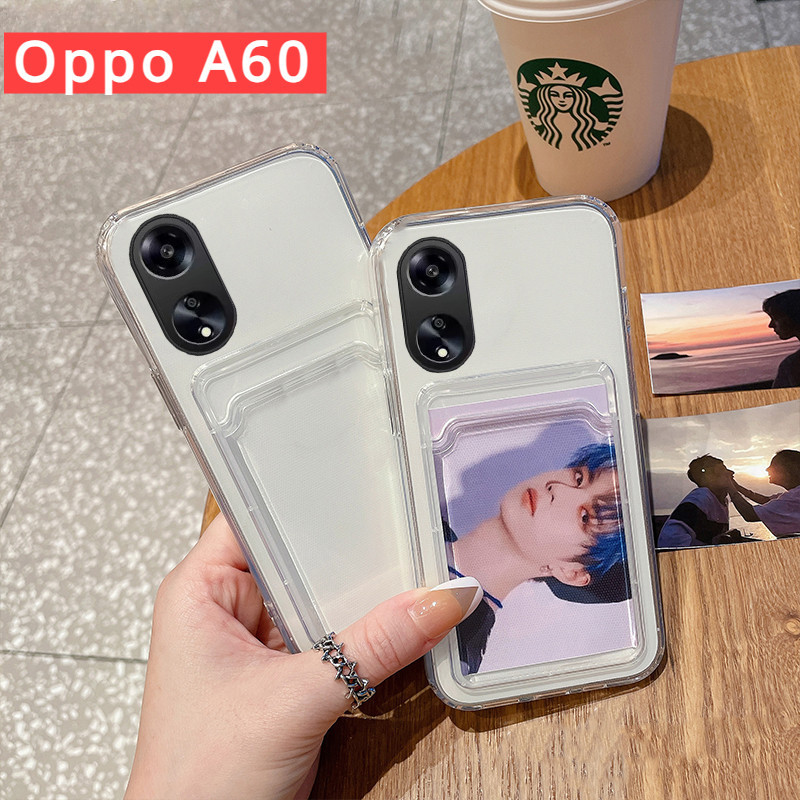 For OPPO A60 A98 A78 A58 A38 A18 4G 5G A79 CPH2631 2024 Phone Case Shockproof Transparent Clear ...