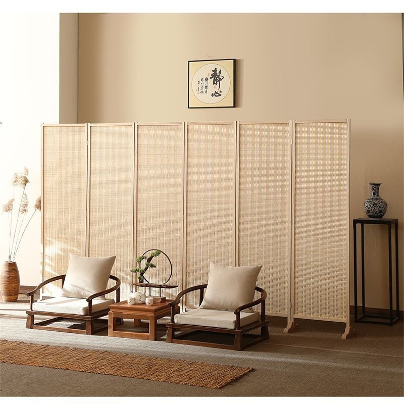 Screen Folding Partition with base Living Room Hallway Wall Mobile ...