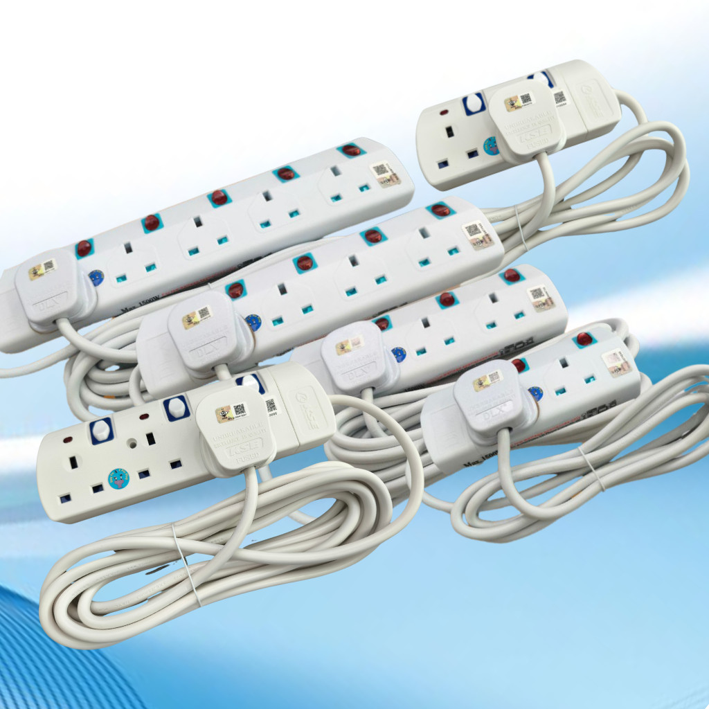 2 3 4 5 Gang Sirim 5m Heavy Light Duty Extension Trailing Socket Universal Socket Multi