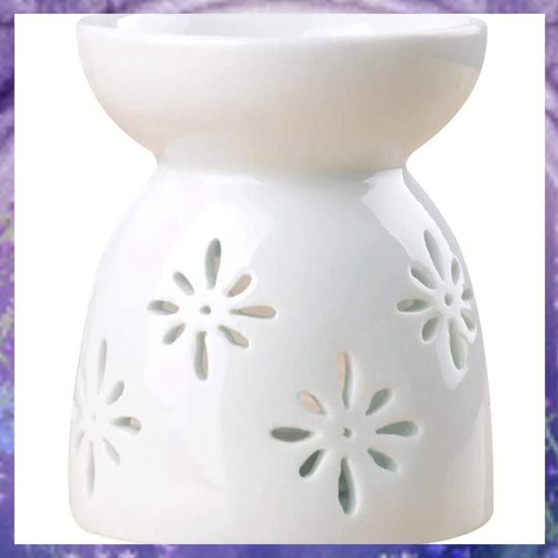 (Y W Z H)Ceramic Diffuser Candle Burner Ceramic Burning Essential Oils Diffusers Aromatic Lamp ...