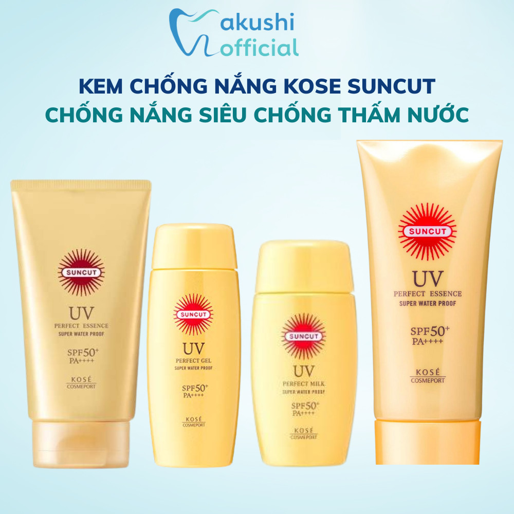 Japanese Kose Suncut Sunscreen, Waterproof and Tone Lifting Cream Protects Skin From UV Rays ...