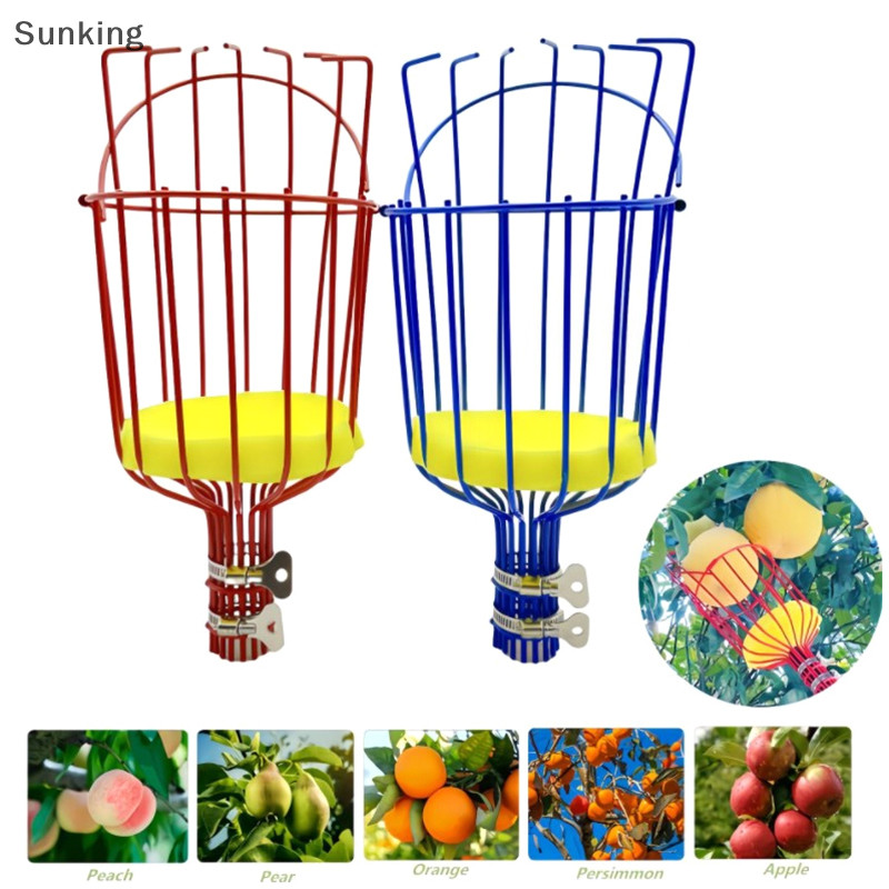 Sunking Deep Basket Fruit Picker Head Convenient Fruit Picker Catcher ...