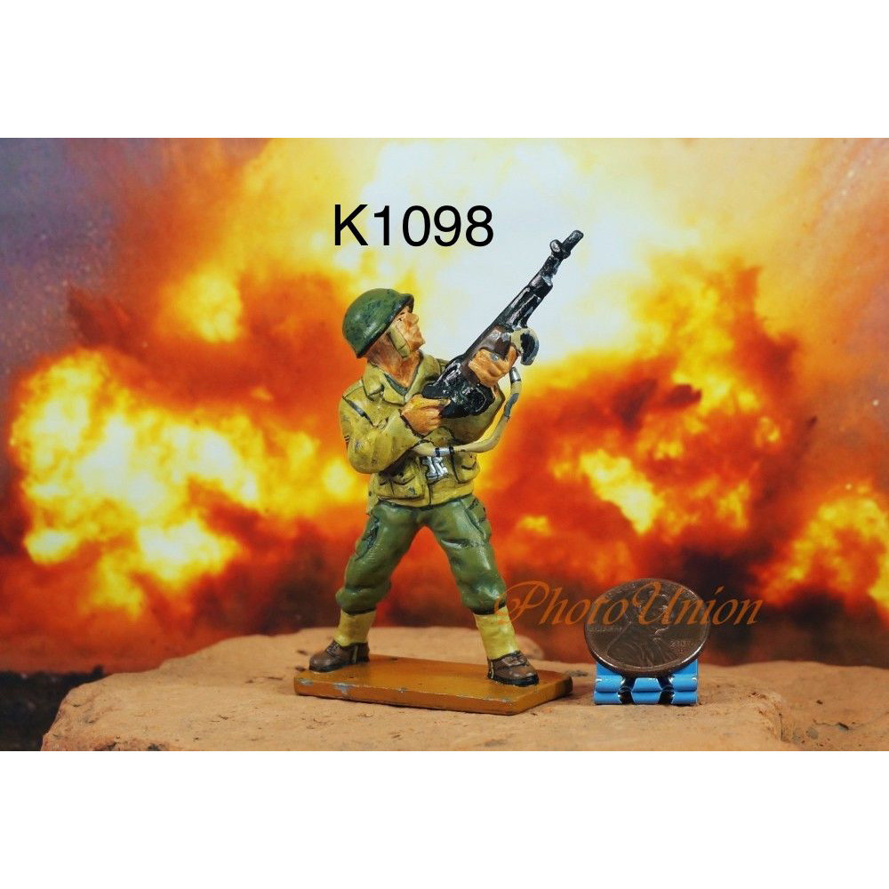 1/32 Alloy World War II US Army Marine Corps BAR Gunner Save the Army ...