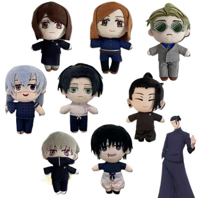 Anime Jujutsu Kaisen Plush Doll Toy Cartoon Nanami Kento Ieiri Shoko ...