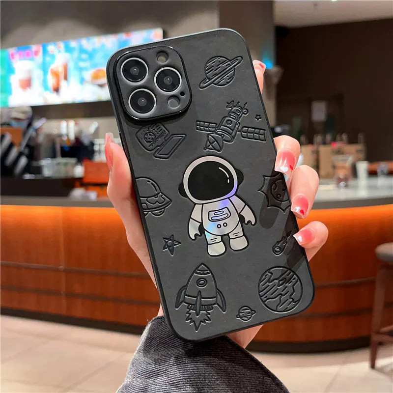 Cartoon Astronaut Phone Case for IPhone 15 14 13 12 11 Pro Max XS X XR ...