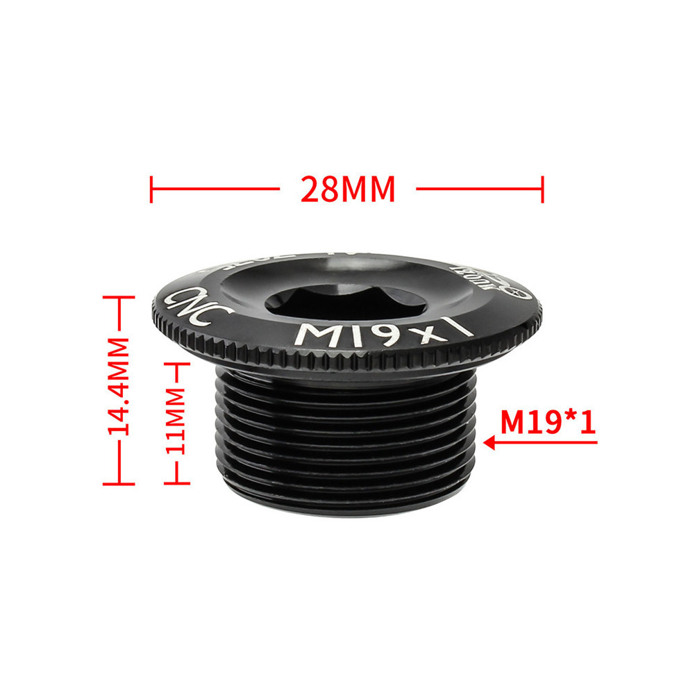 [Fricese.my] MTB Road Bike M19 Crank Cover Screws Fixed Gear Crankset ...