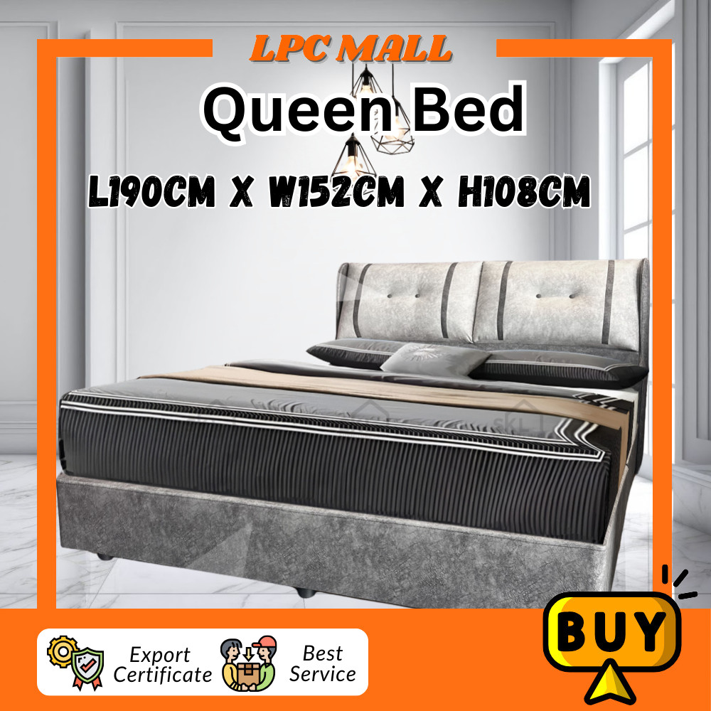 LPC HON Pillow Queen Divan Bedframe / Katil Divan / / Divan Bed ...
