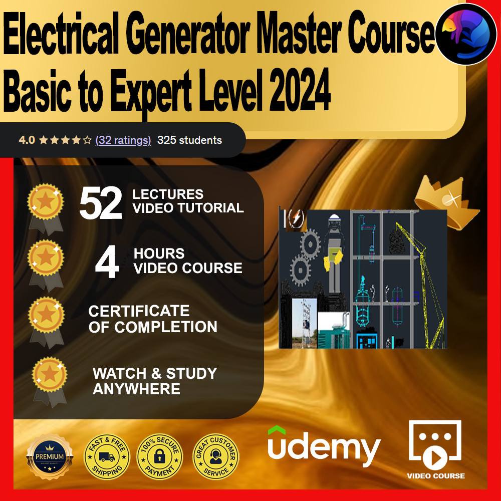 [Video Course] Electrical Generator Master Course: Basic to Expert ...