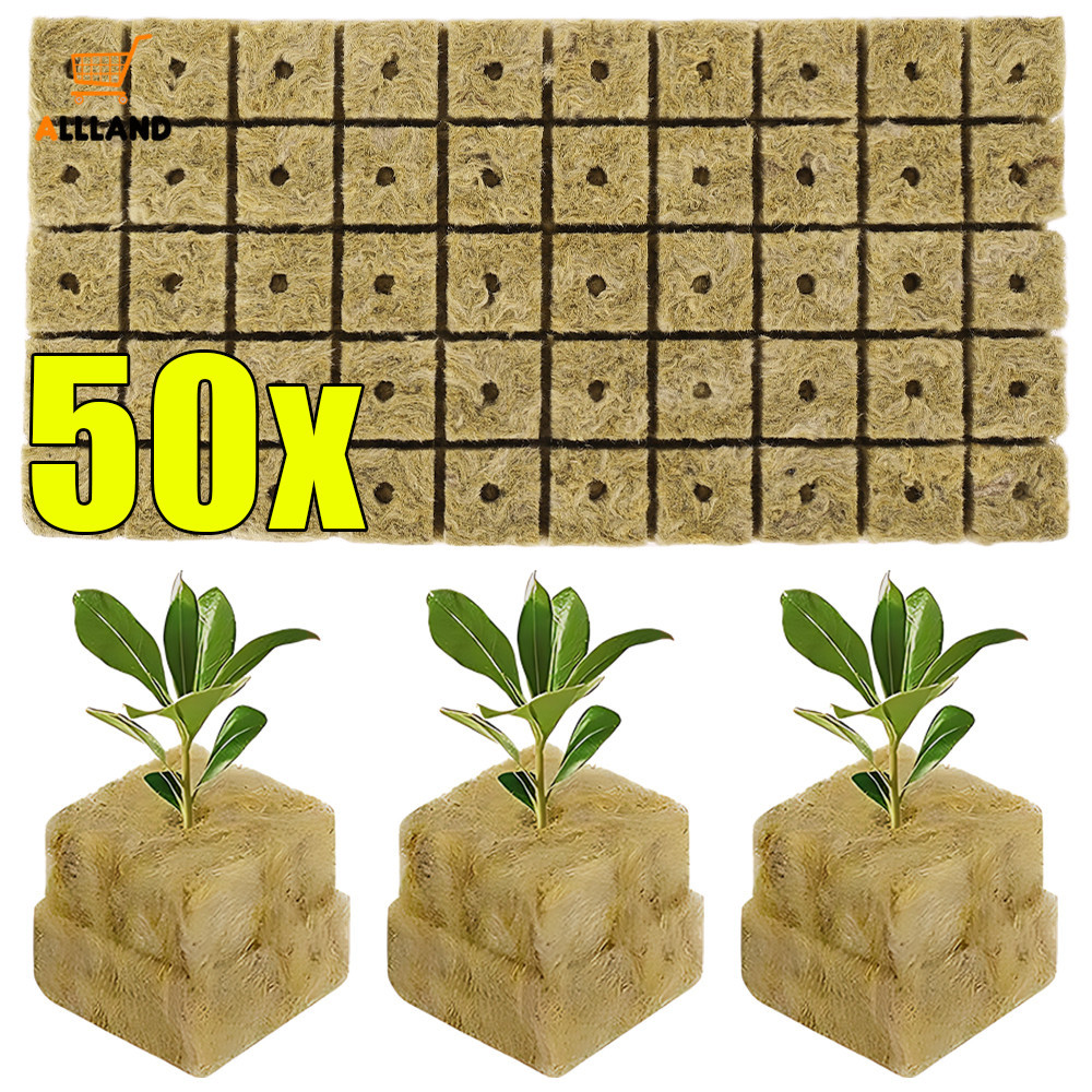 No Soil Cultivation Seedling Blocks Rock Wool Planting Cubes ...