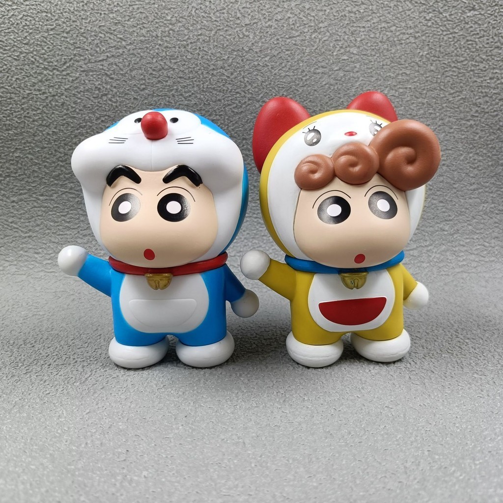 Crayon Xiaoxin Doraemon Creative Fashion Play Blind Box Hand-Made ...