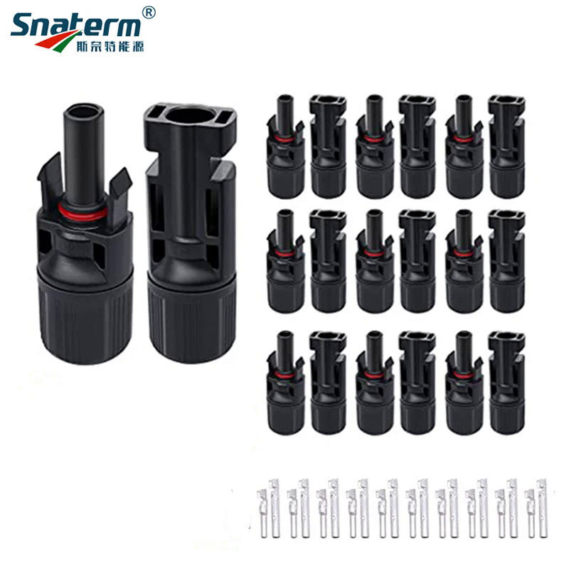 10 Pairs/Lot solar Male and Female Solar Connectors 1000V 30A Solar PV ...