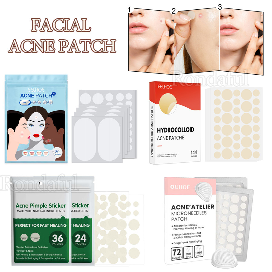 80 Patches Acnes Pimple Patch Face Invisible Stickers Quick Effect ...