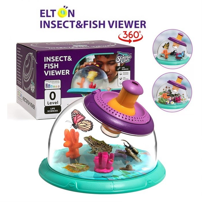 STEM SCIENCE CAN Observer Box Elton Insect and Fish Viewer Science ...