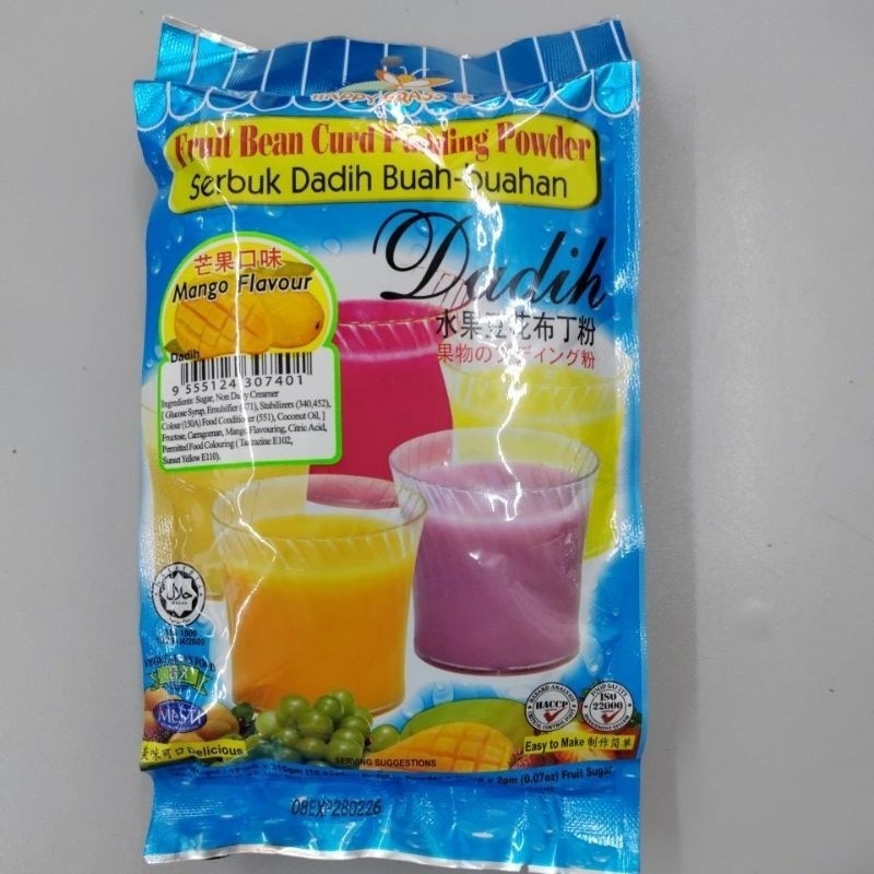 Fruit Bean Curd Pudding Powder Serbuk Dadih Buah-buahan 水果豆花布丁预拌粉 310g ...