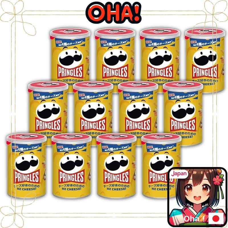 Pringles Kellogg Pringles Hi! CHEESE! S Can 48g × 12 pieces from Japan ...