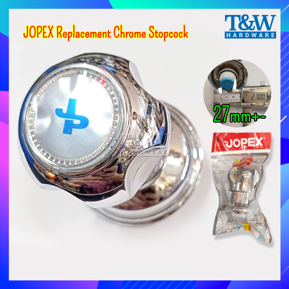 JOPEX Replacement Chrome Stopcock (thread size 27mm+-) | Shopee Malaysia