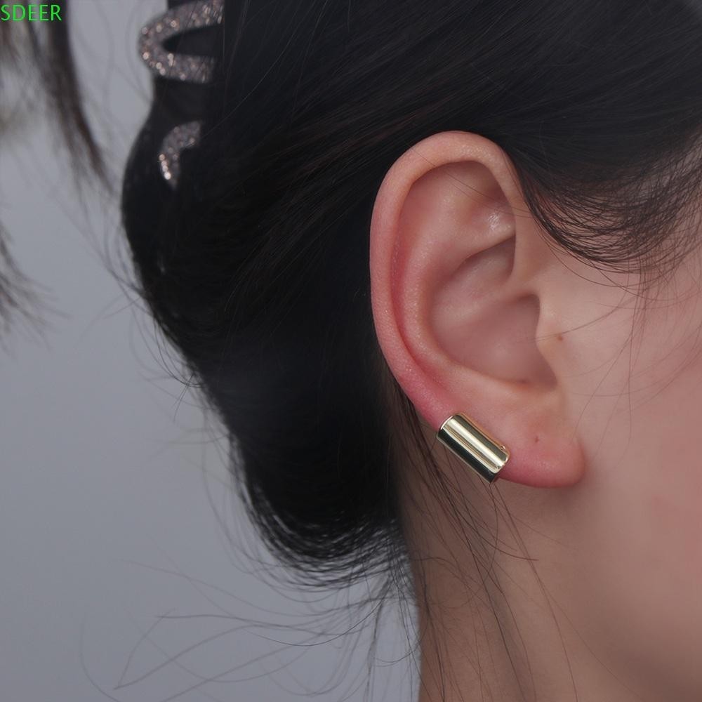 SDEER Ear Bone Clip, Helix Tragus Solid Color Long Tube Clip Earring ...
