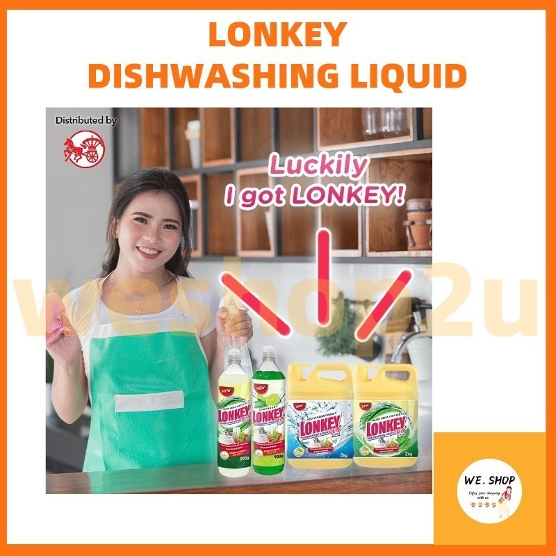 (NEW STORE OFFER) Lonkey Dishwash 1.8Kg with Pump(assorted) Aloe Vera ...