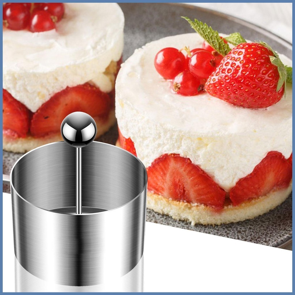 Round Stainless Steel Cake Mold Cake Mold Pancake Mold Stainless Steel ...