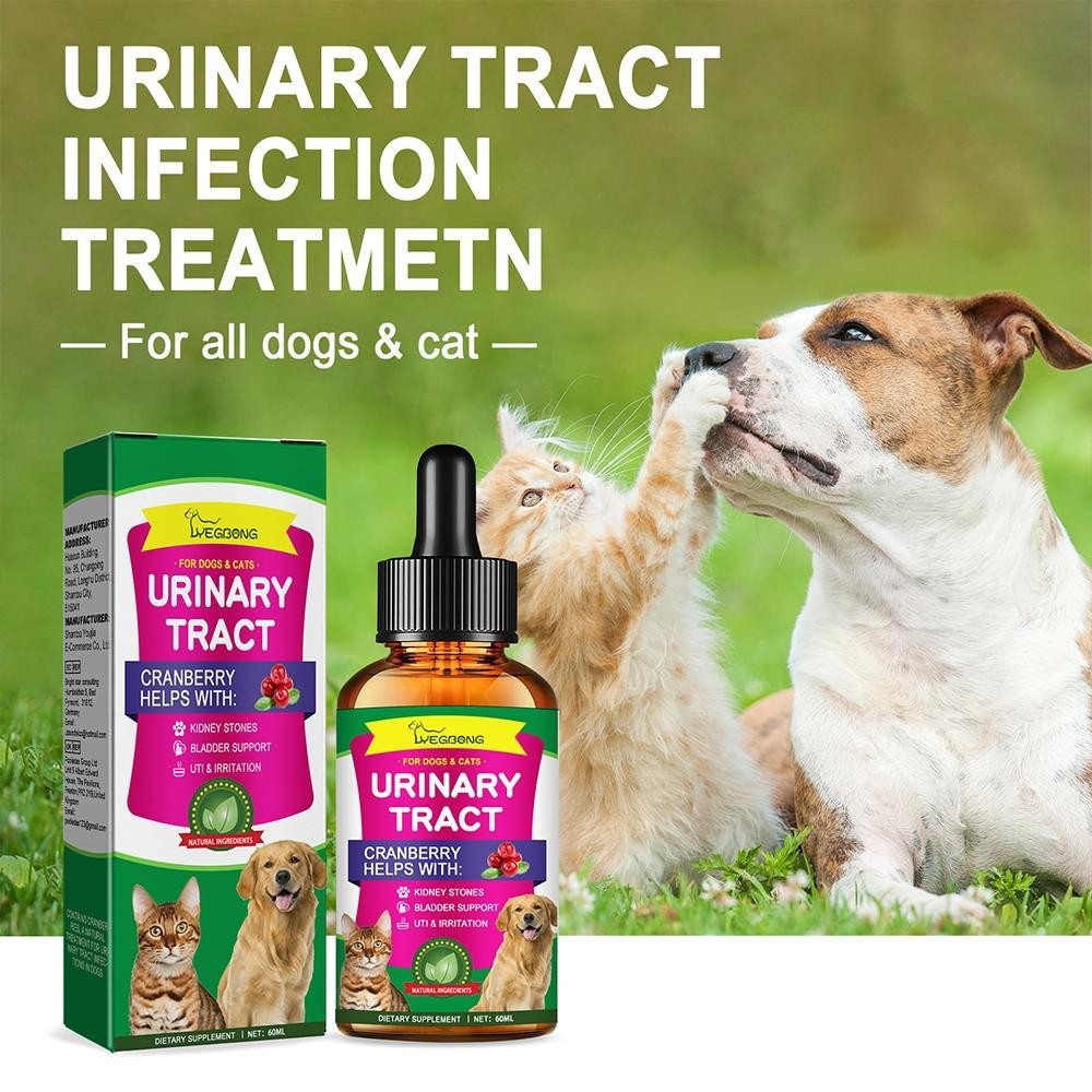 60ml Multipurpose Pet Urinary Tract Drops For Cat And Dog Care Powerful ...