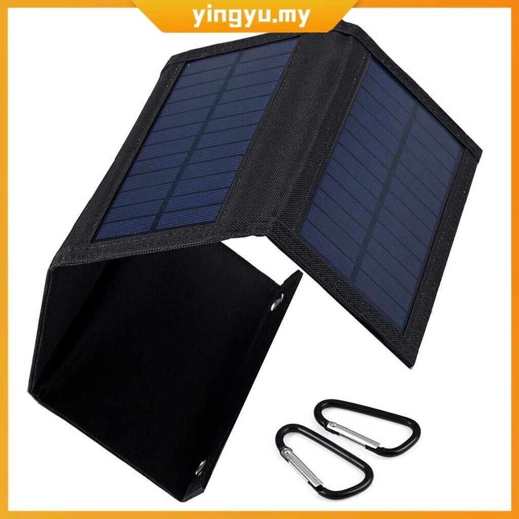 30W Solar Charger Outdoor Foldable Solar Panels 5V USB Portable Solar ...