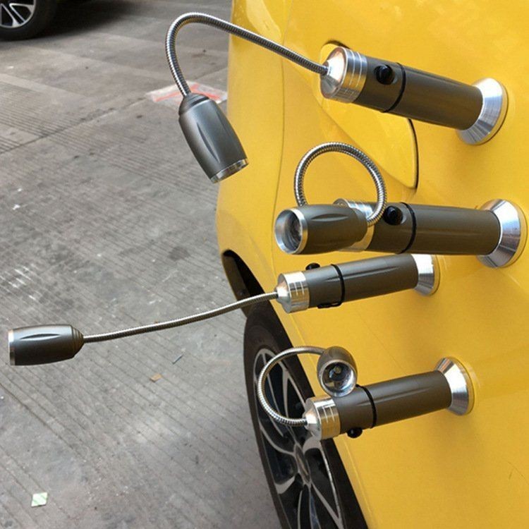 Rechargeable LED Lighting with Magnet Overhaul Work Light Auto Repair ...