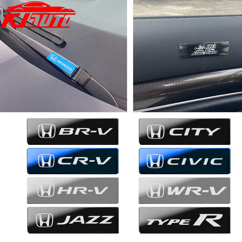 4pcs Honda Car Body Fender Side Metal Emblem Sticker Auto Window ...