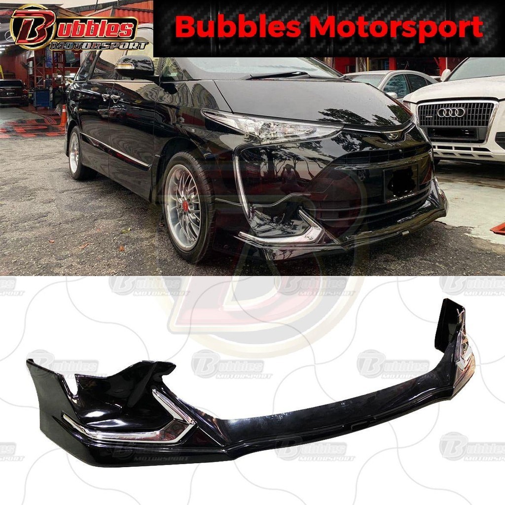 Estima ACR50 2015-2023 Front Skirting Skirt Depan Front Lip | Shopee ...