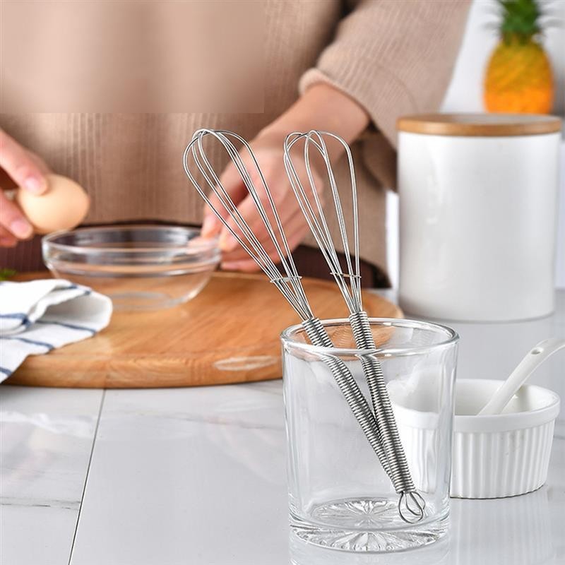 5/7 inch Stainless Steel Hand Whisk , Non-Rust Small whisks Stainless ...