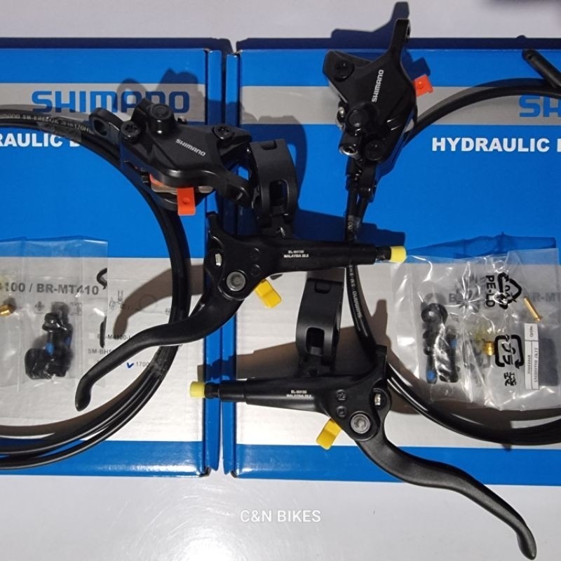 SHIMANO Deore BR-MT410/BL-M4100 Hydraulic Disc Brake Assembly Front ...