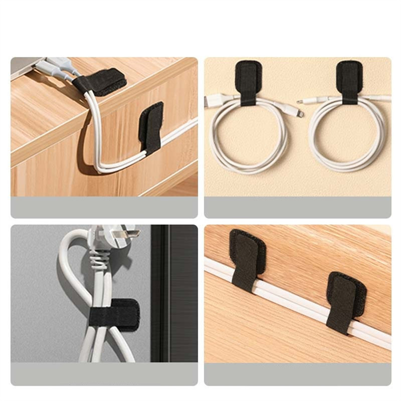 （PQJQ0626）Square self-adhesive data cable storage and cable management ...