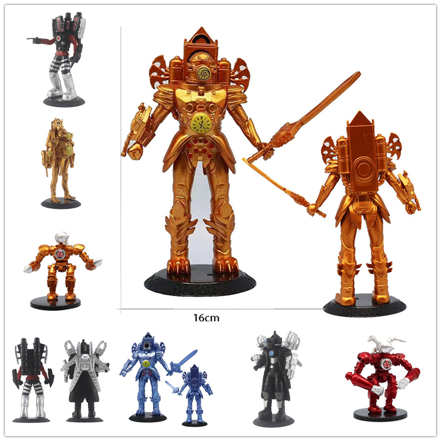 Clockman Cameraman Skibidi Toilet Action Figure Toys Speakerman Drill ...