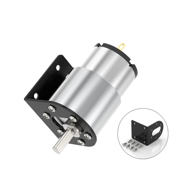 JGB37-520 Miniature High Torque Metal Gear Reducer Motor with Bracket ...